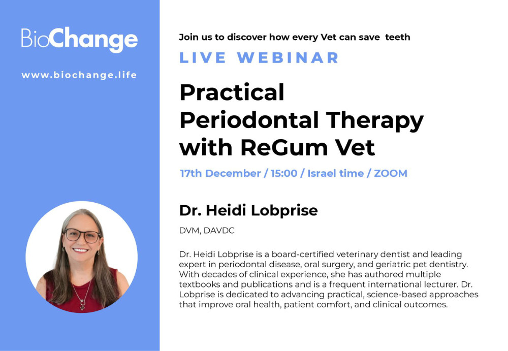 Practical periodontal therapy with ReGum™ Vet - Webinar registration ...